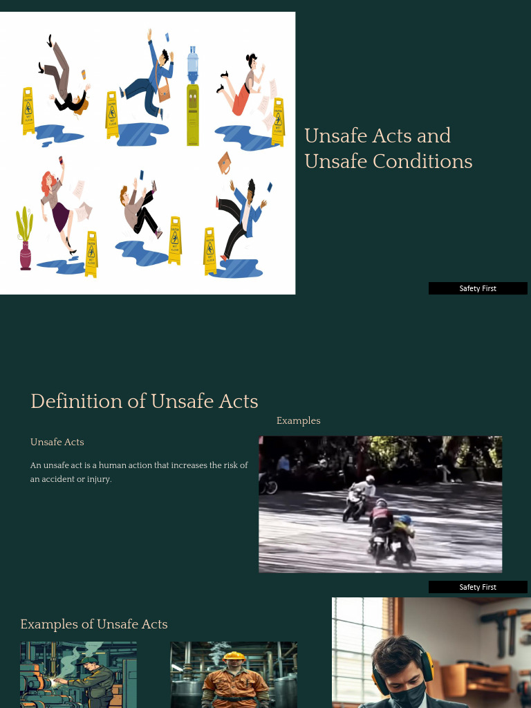 Unsafe-Acts-and-Unsafe-Conditions | PDF | Safety | Personal Protective ...