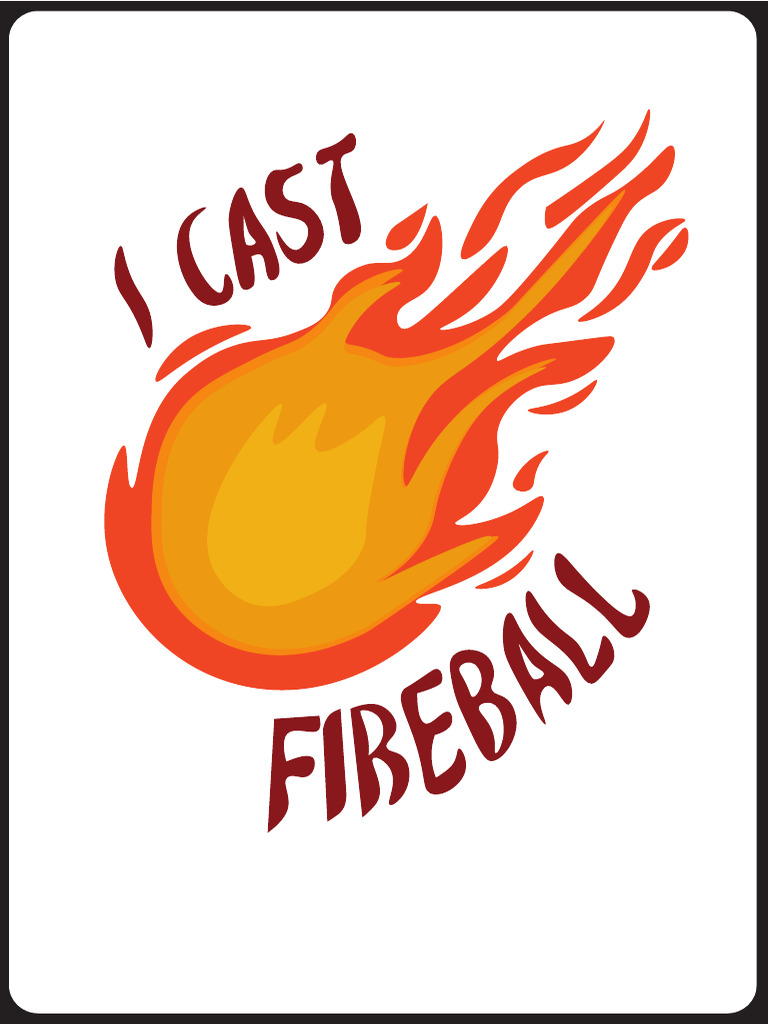 Fireball Card Back | PDF