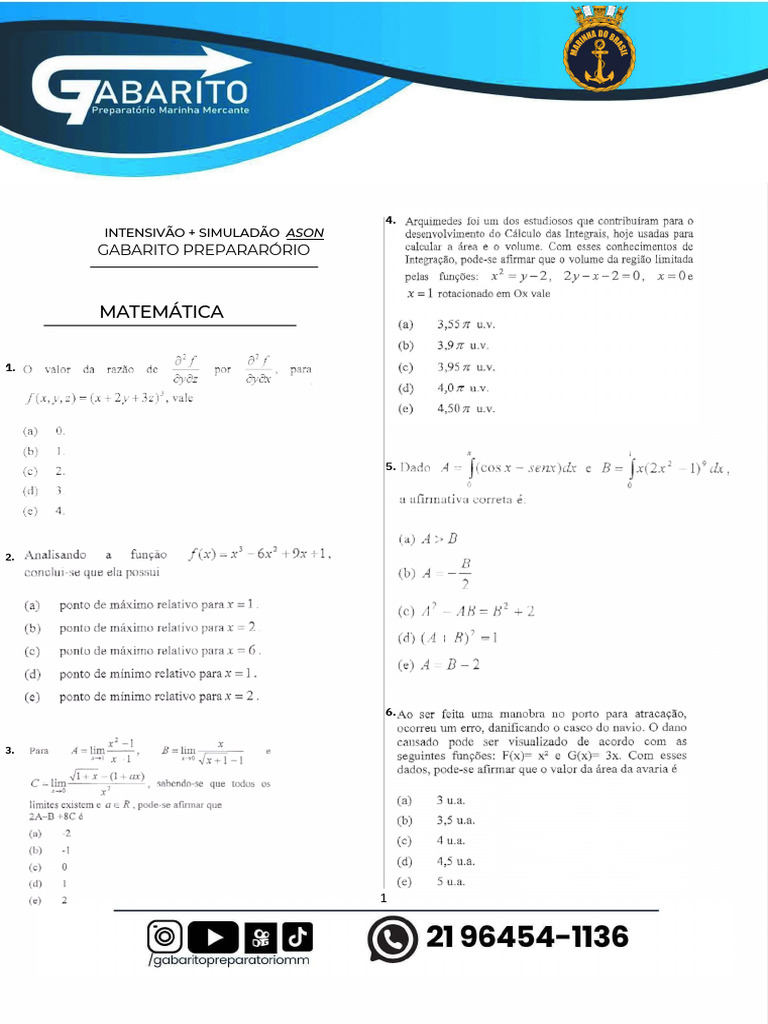 Intensivão + Simuladão ASON I | PDF