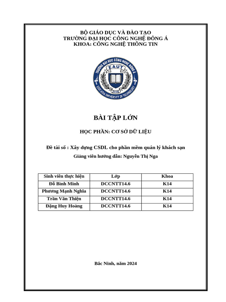 BẢN MỀM CSDL | PDF