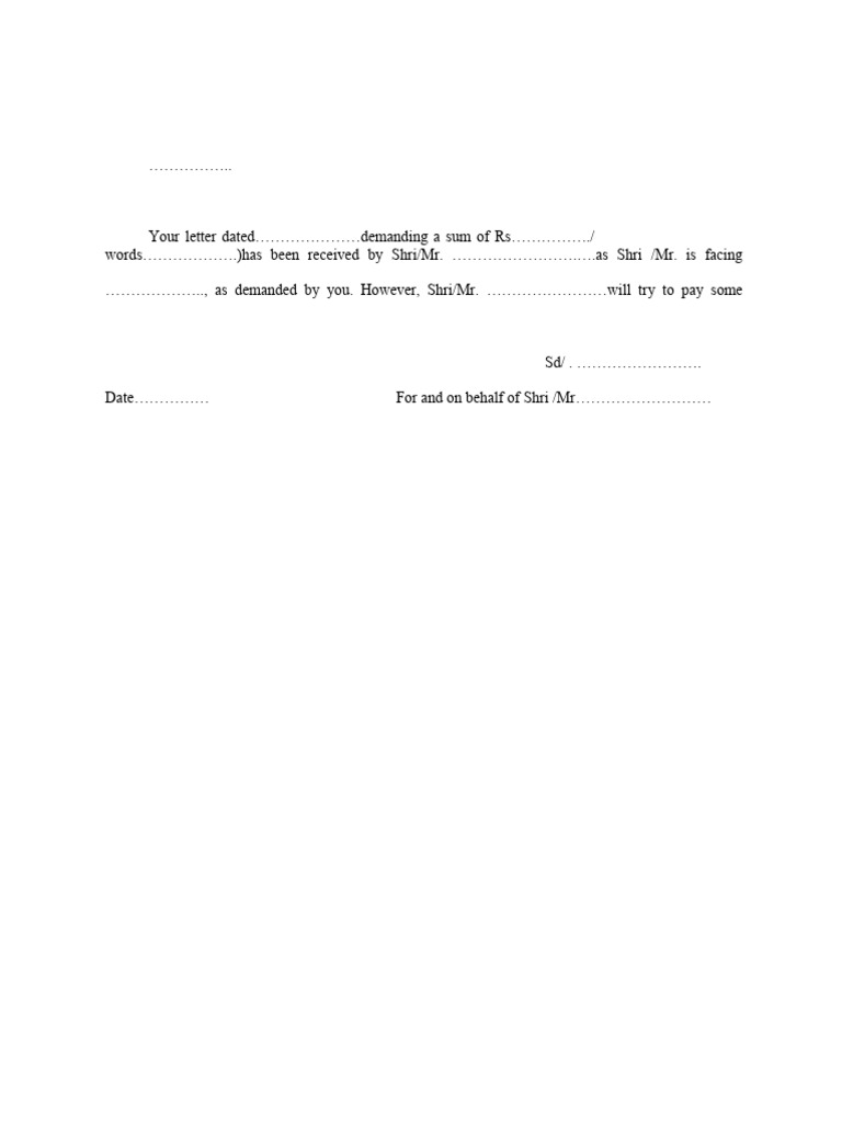 Acknowledgment by Agent | PDF