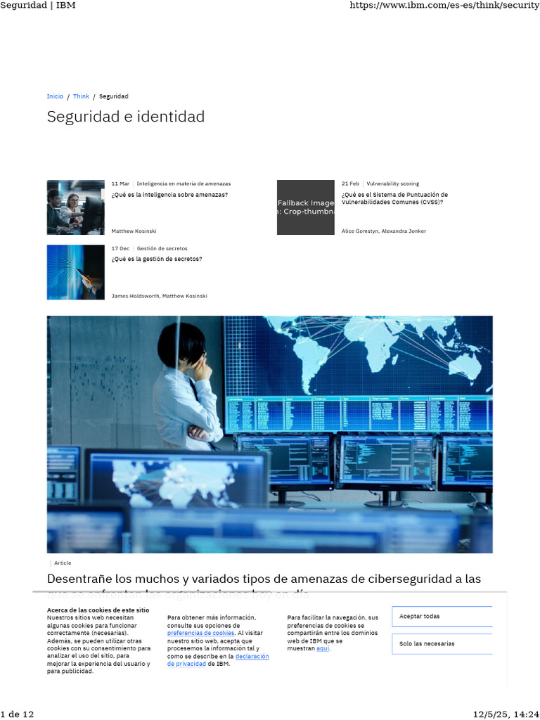Seguridad - IBM | PDF | Cookie HTTP | Seguridad