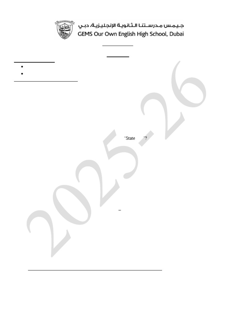 Federalism- Worksheet | PDF | Federation | Government