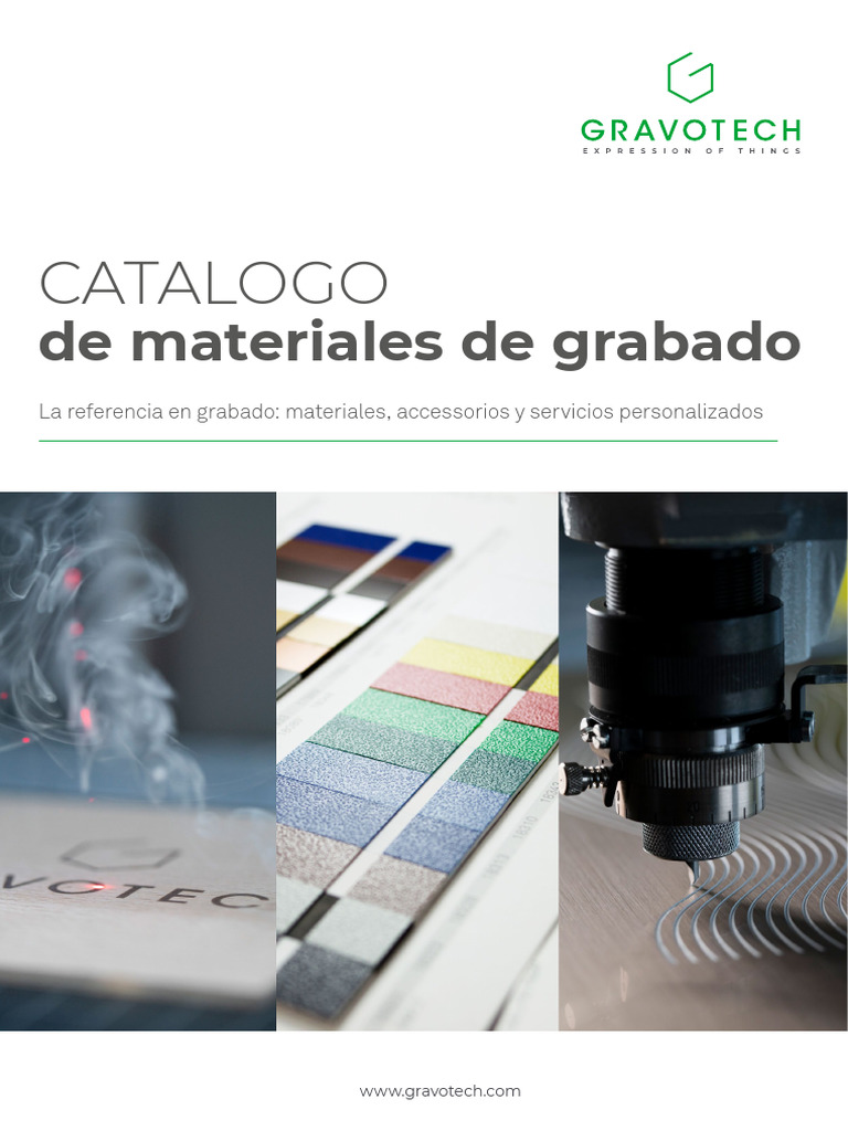 Gravotech - Catalogo de Materiales 2022 | PDF | Color | Calidad (comercial)
