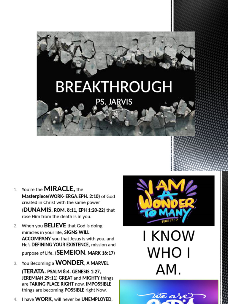 Breakthrough: Unleashing Divine Power | PDF | Spiritual Warfare ...