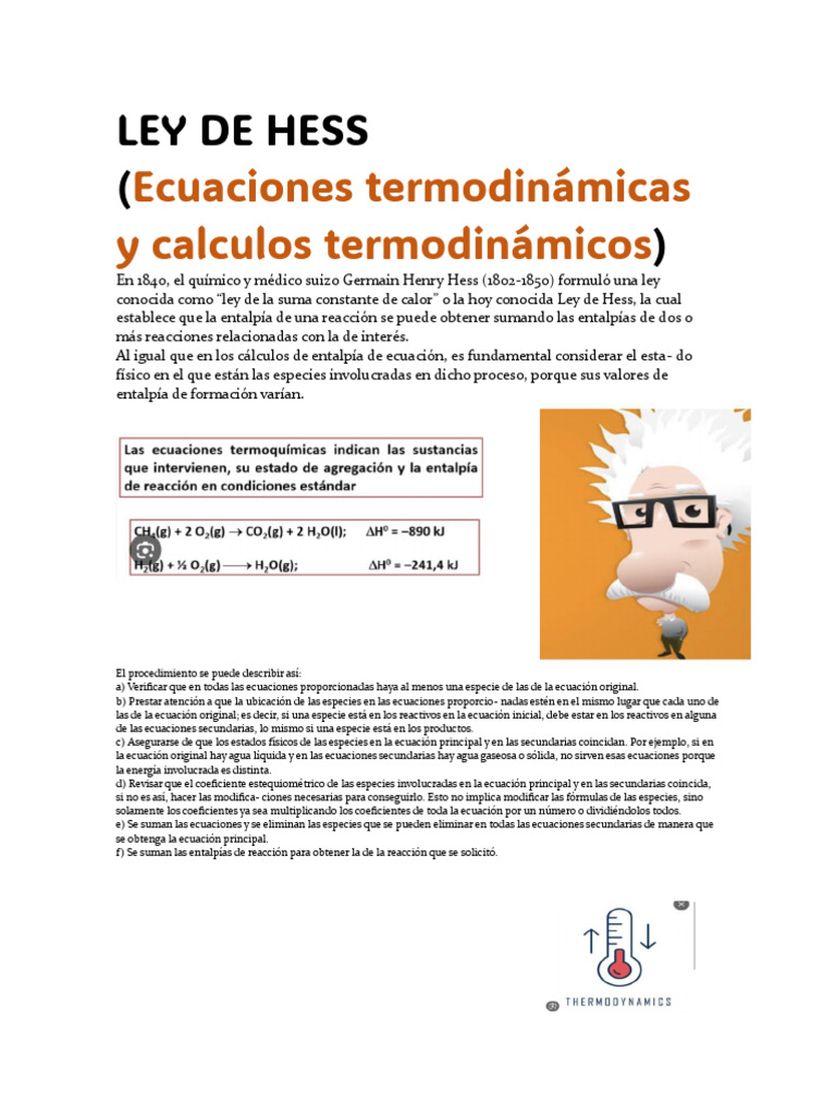 Infografia, LEY DE HESS | PDF