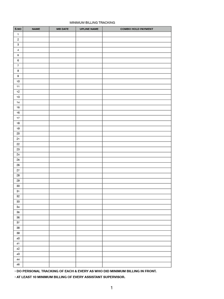 MB Tracking | PDF