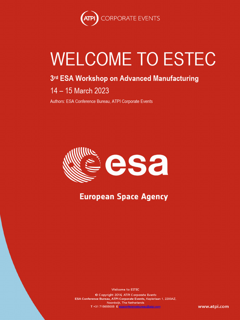 Advanced Manufacturing - Welcome Package | PDF | The Hague