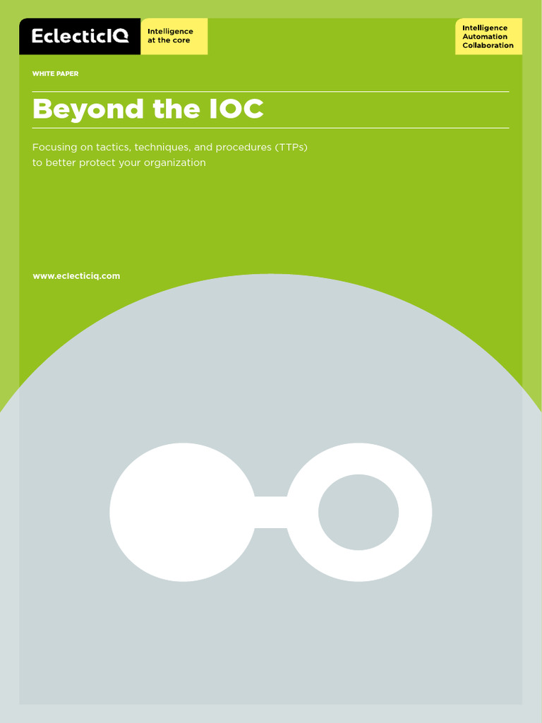 Eclecticiq Whitepaper Beyond The Ioc 2023 | PDF | Computer Security ...