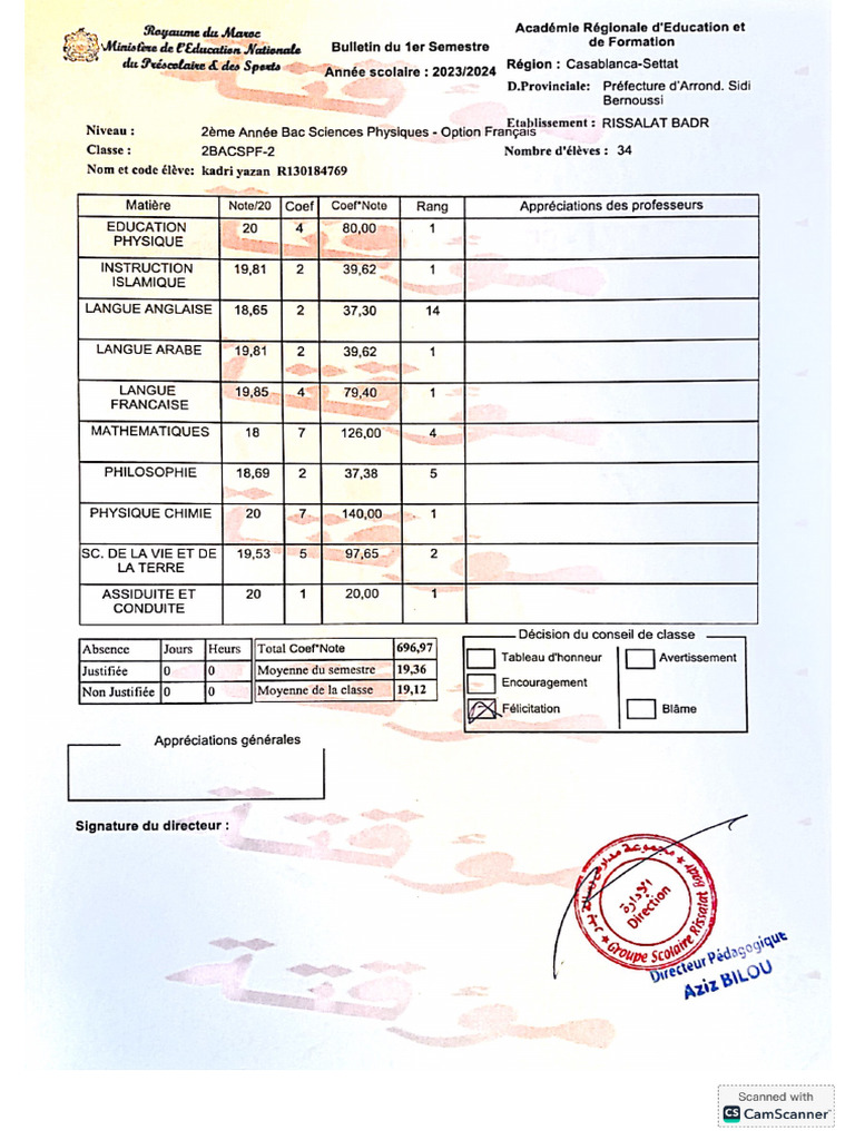 Bultin 2BAC S1 | PDF