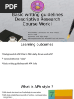 Sample Paper APSA Format | PDF | Paragraph | Typefaces