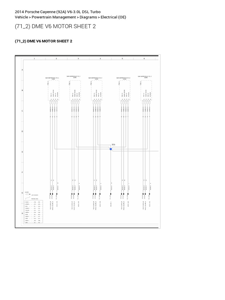 (71 - 2) DME V6 Motor Sheet 2 (Powertrain Management) | PDF