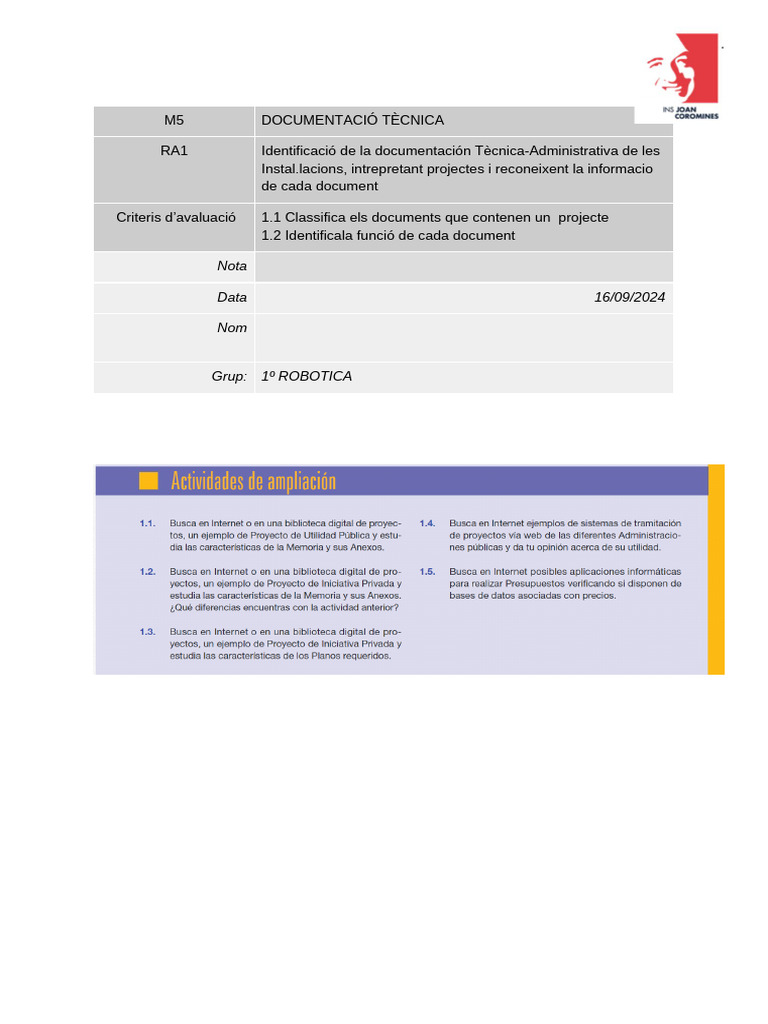 Act1 Documentacio Tecnica | PDF