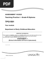 Unisa Teaching Practice Placement Guide | PDF
