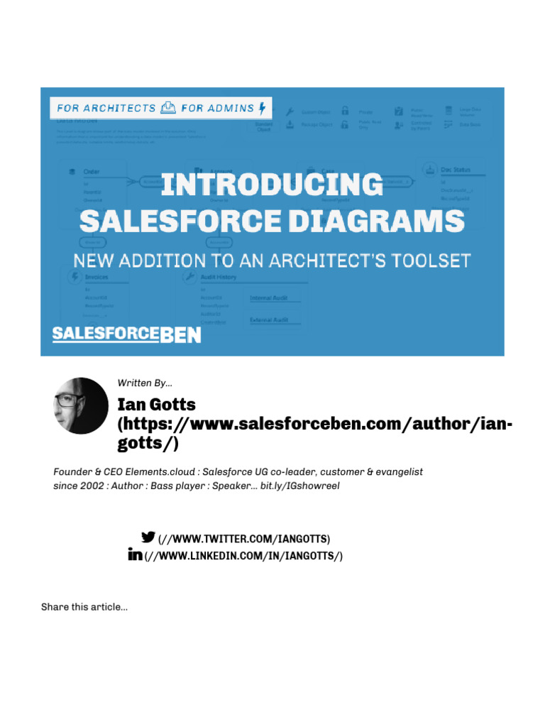 Introducing Salesforce Diagrams new addition to an Architect’s toolset ...