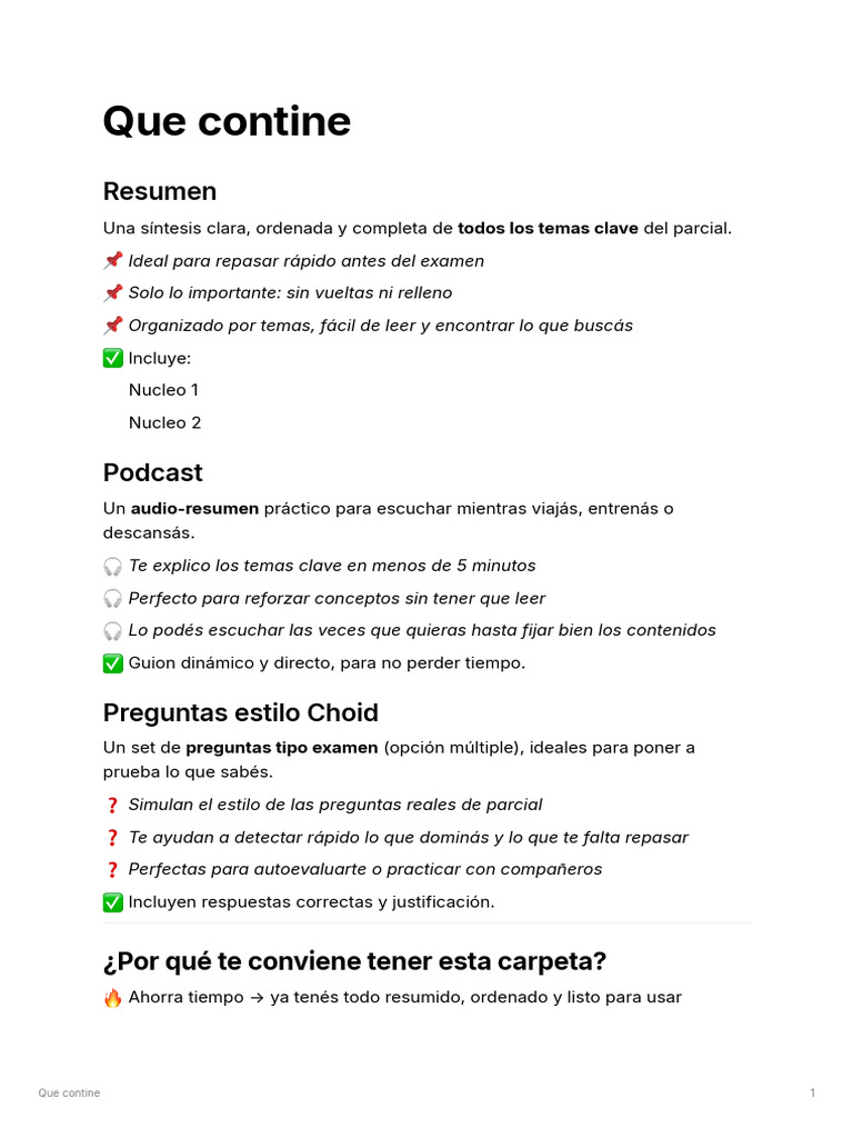 Que Contine | PDF