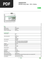 iEM3255 Energy Meter Datasheet | PDF | Electricity | Manufactured Goods