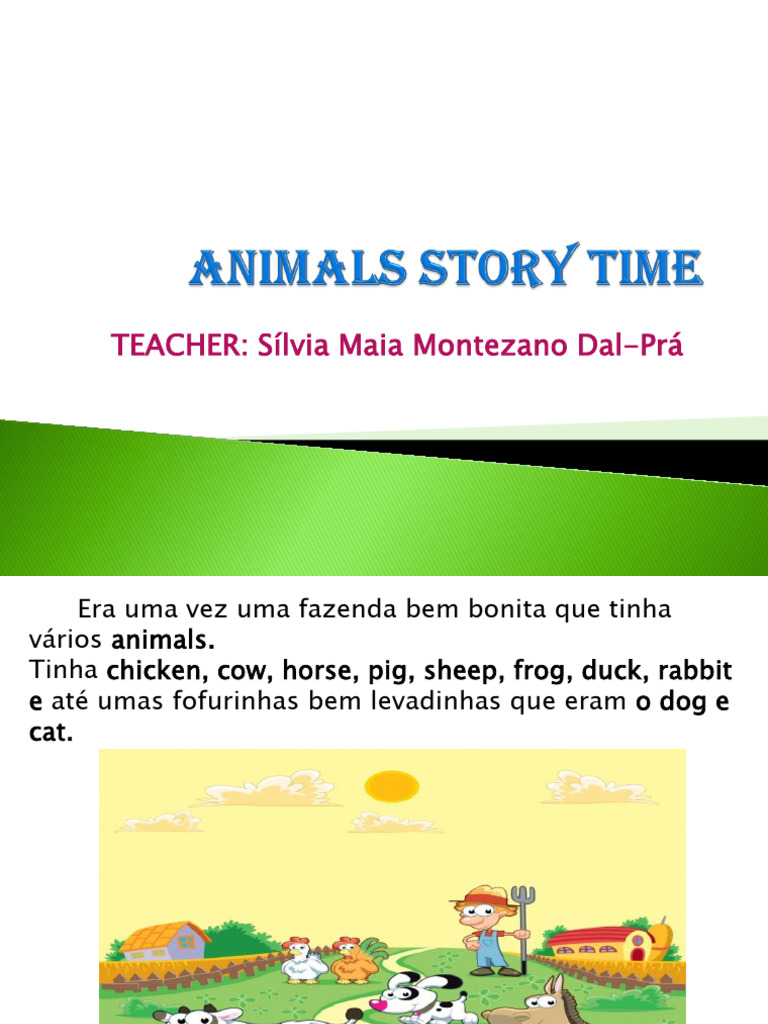 ANIMALS STORY TIME | PDF