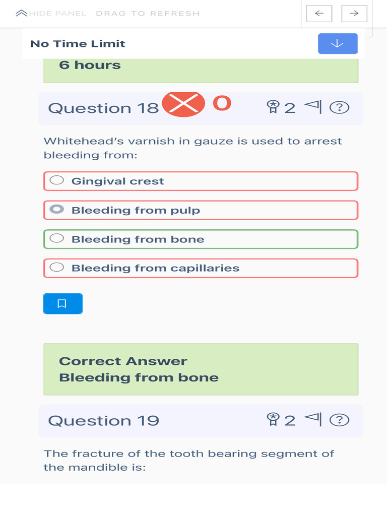 Whitehead's Varnish for Dental Bleeding | PDF