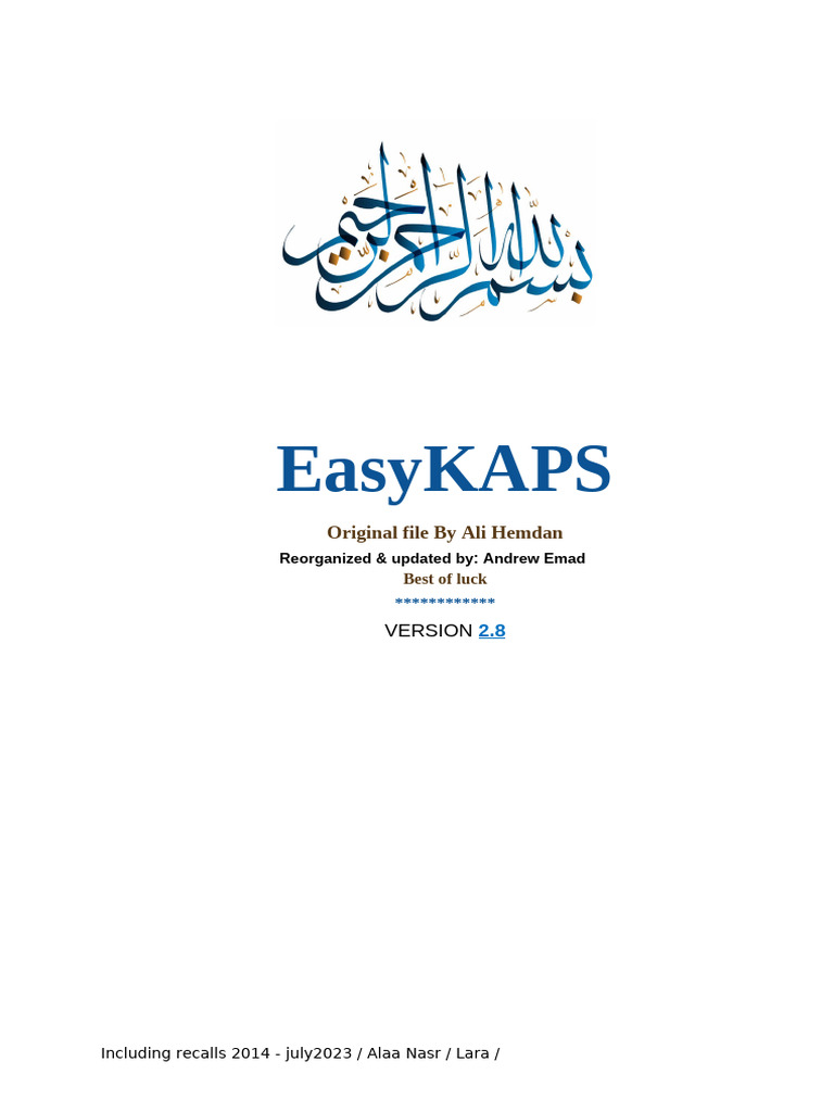Easy KAPS | PDF | Anemia | Vaccines