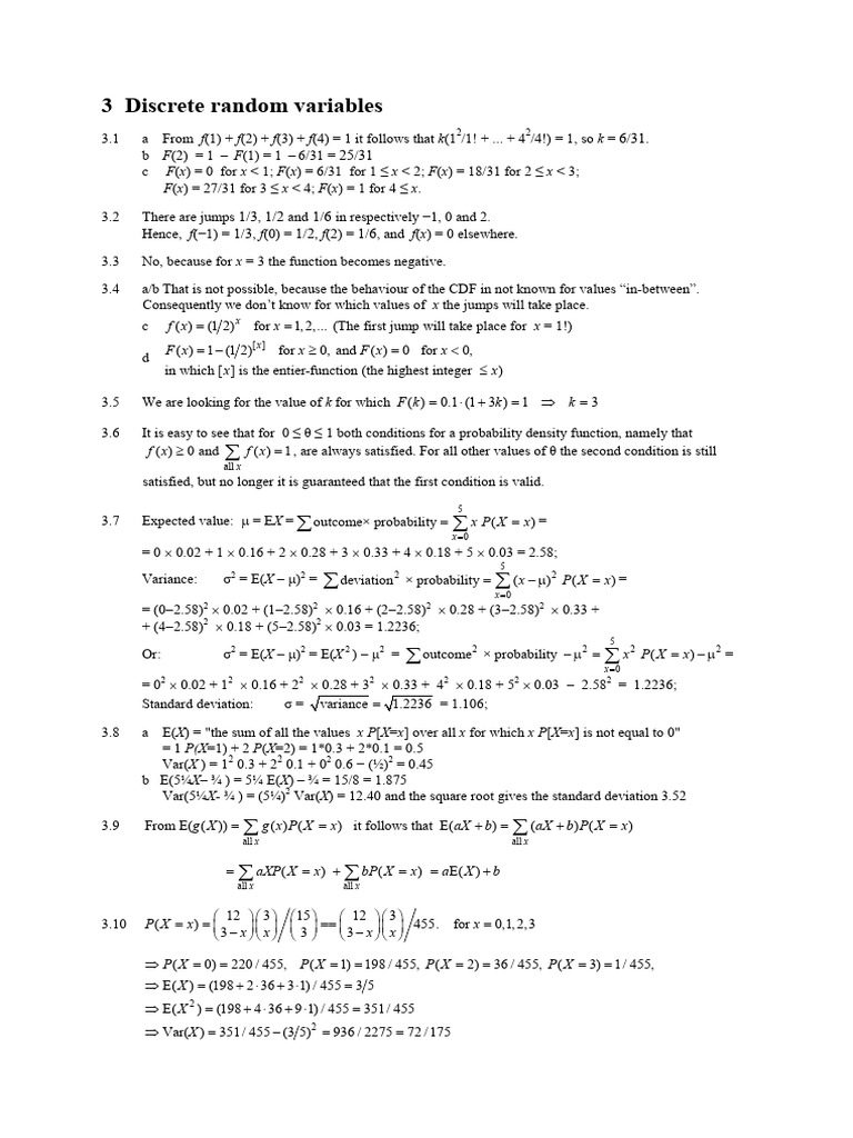 solutions chapter 3 till 3.75-1 | PDF | Mathematics | Mathematical Analysis
