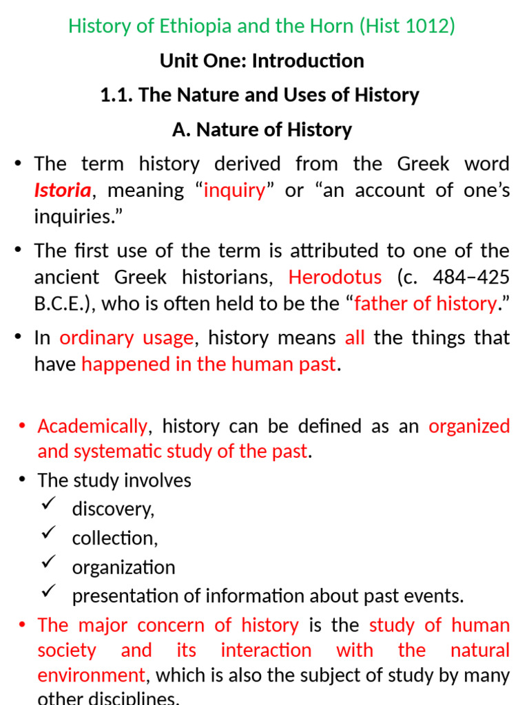 History of Ethiopia and the Horn(Hist.1012) (1) (2) | PDF | Homo | Ethiopia