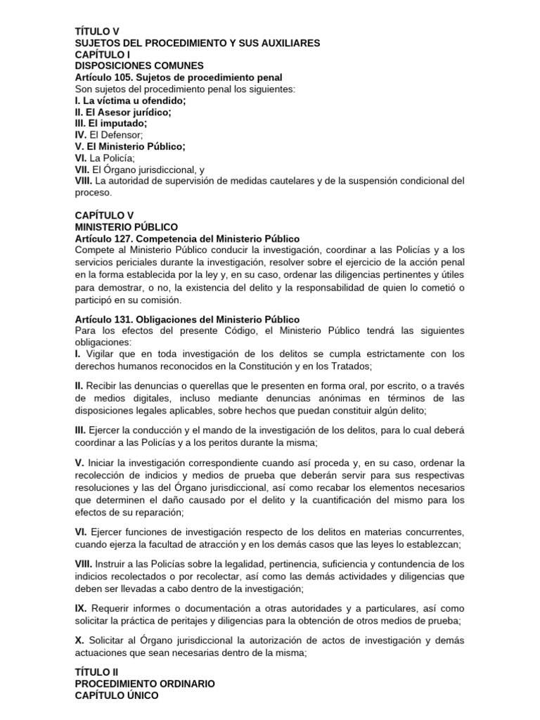 CNPP Investigación | PDF | Queja | Justicia