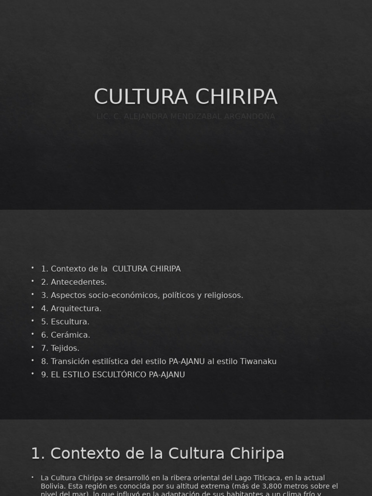 Cultura Chiripa | PDF