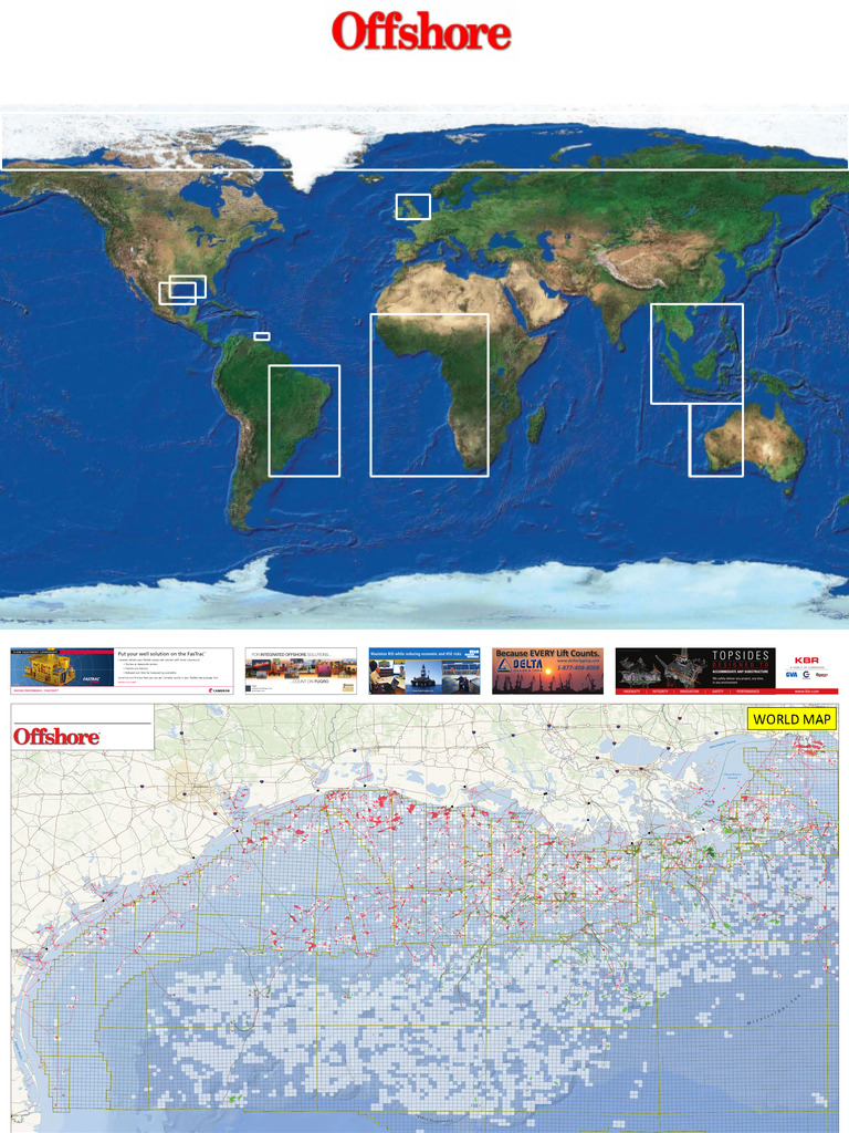 2013 Offshore Map-Atlas | PDF | Companies