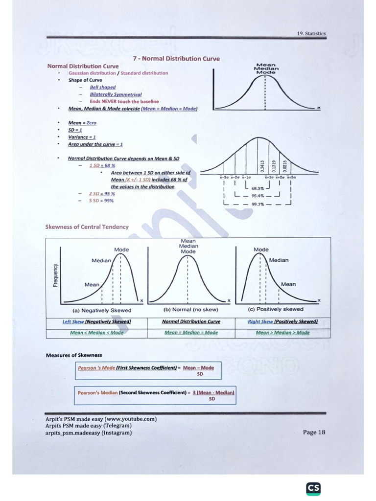 7 - Normal Distribution Curve | PDF