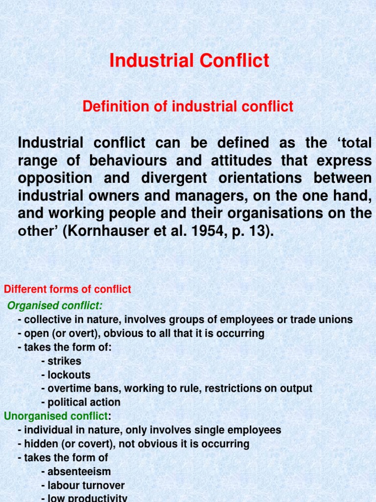 Industrial+Conflict 2 | PDF | Strike Action | Unemployment