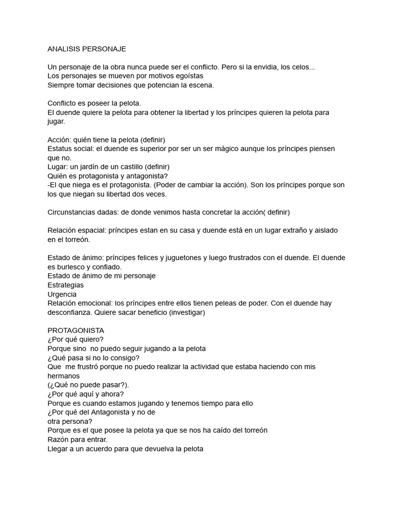 Análisis de Personajes en Escena Teatral | PDF | Perspectiva (Gráfica ...
