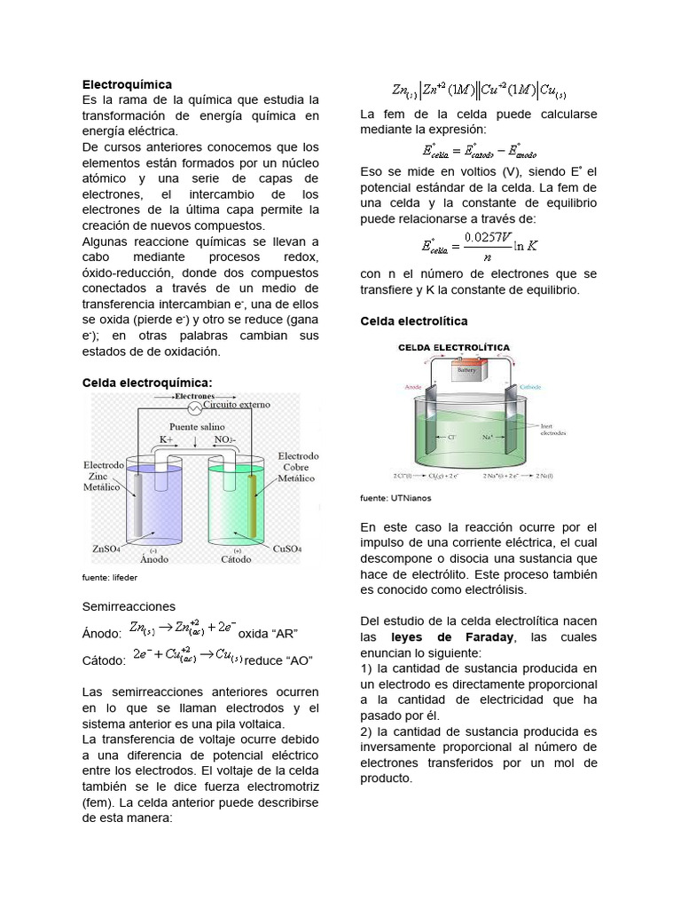 4to Año Clase Electroquímica | PDF | Redox | Electroquímica
