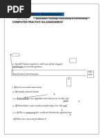 N4 Computer Practice TEST 1 | PDF | Computer File | Word Processor