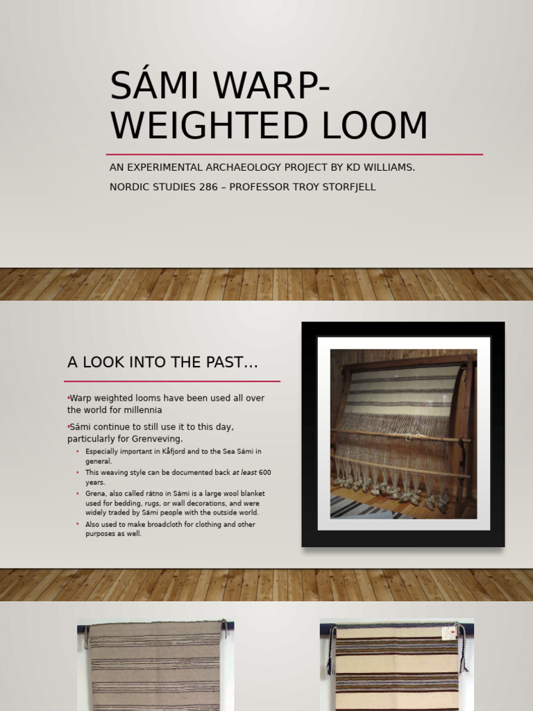 Sámi Warp-Weighted Loom | PDF