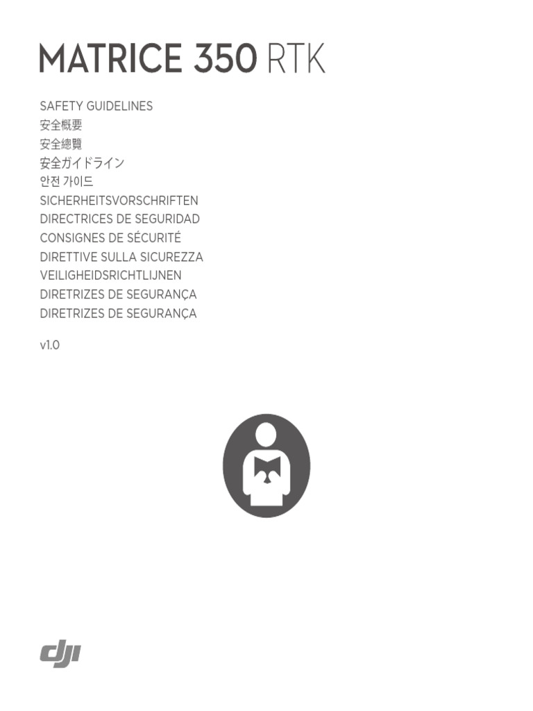 Matrice 350 RTK Safety Guidelines Multi | PDF | Electromagnetic ...