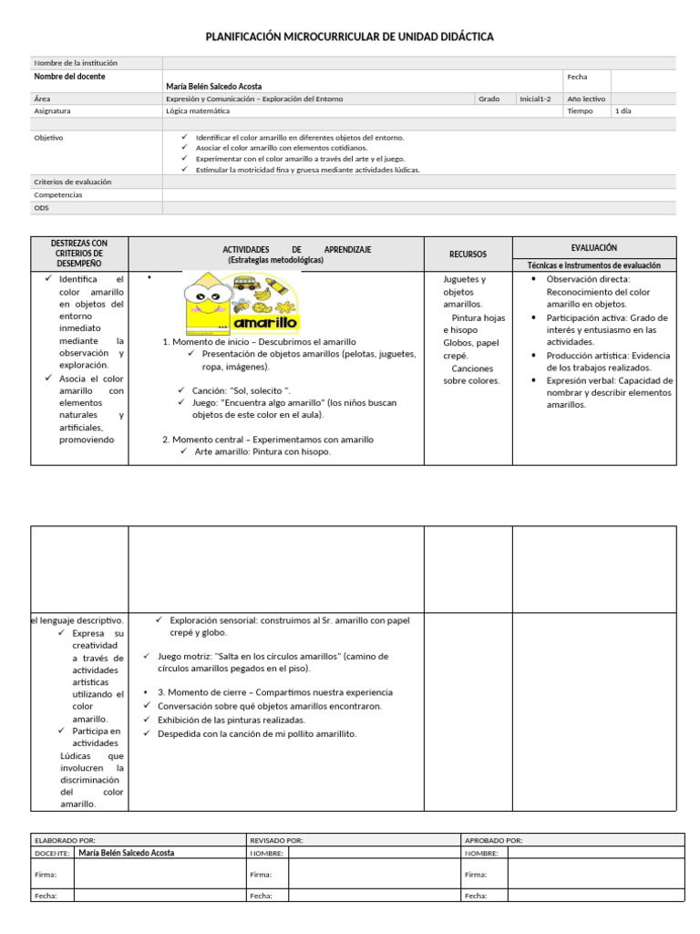Planificacion Clase Demostrativa | PDF | Modificación de comportamiento | Ciencia cognitiva