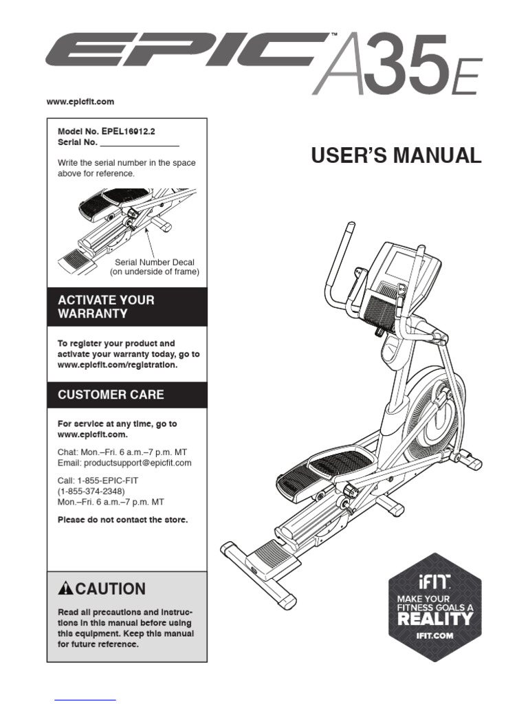 A35e Elliptical | PDF
