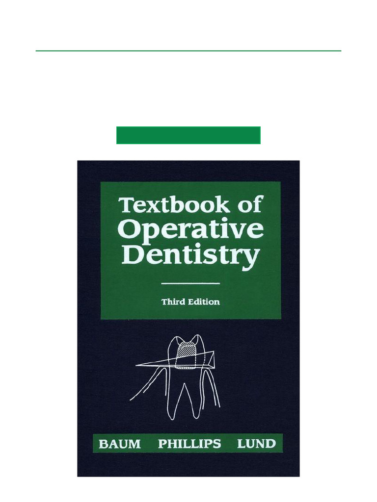 [Ebook PDF] Textbook of Operative Dentistry, 3rd Edition Annotated PDF ...