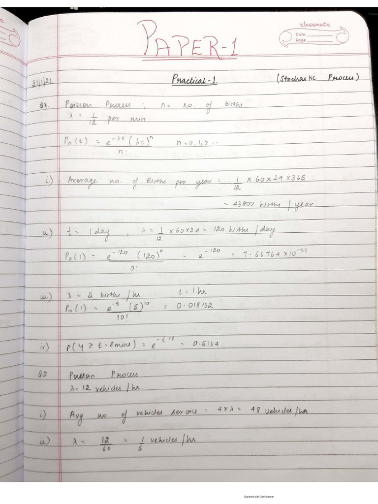 Pracs Paper 1 | PDF