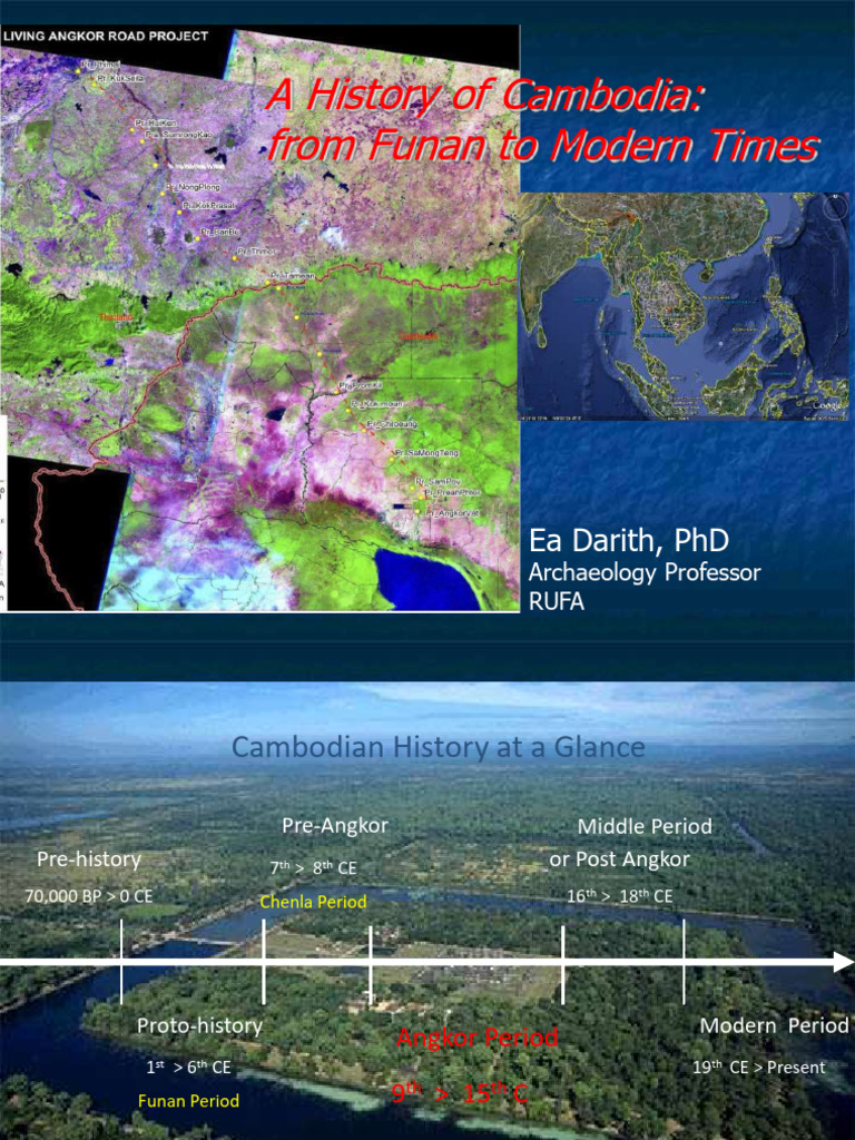 CKS Public Presentation Dr. Ea Darith A History of Cambodia | PDF | Angkor | Cambodia