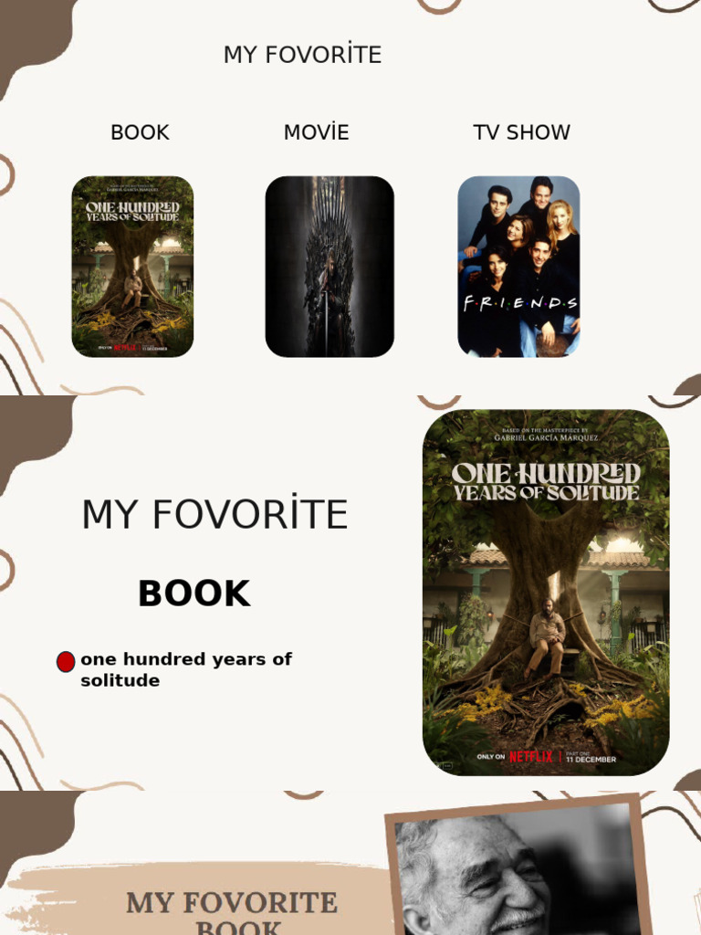 My Fovorite: Book Movie TV Show | PDF