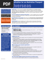 Application Checklist | PDF | Passport | Authentication