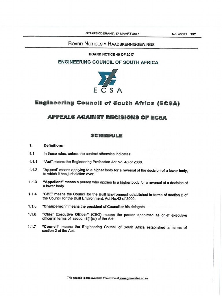 Appeal Procedure Document | PDF