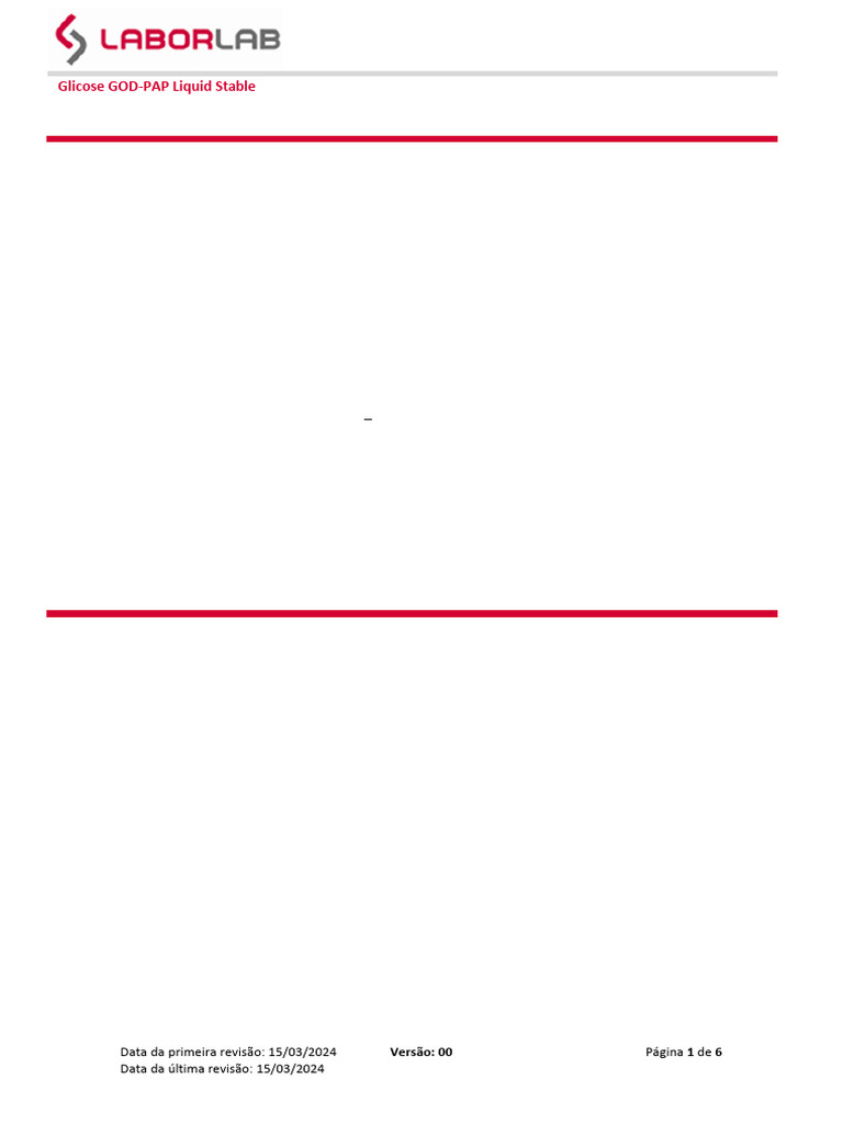 FDS 040 - GLICOSE GOD-PAP LIQUID STABLE | PDF | Química | Desperdício