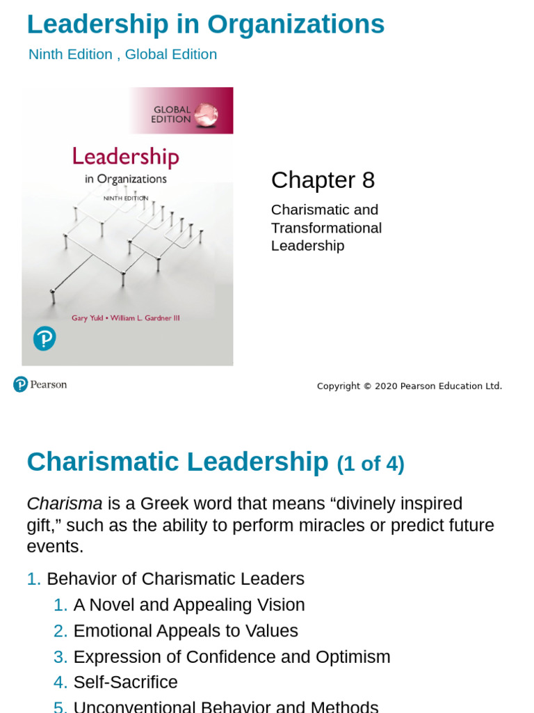 CH 8 Final Leadership | PDF | Leadership | Transformational Leadership