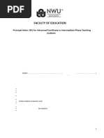 WIL PR 02 - Grade R | PDF | Distance Education | Learning