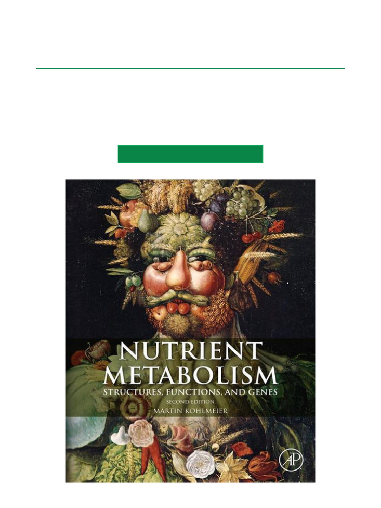Trending Now Nutrient Metabolism Structures, Functions, and Genes, 2nd ...