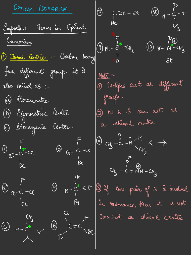 Chiral Centre | PDF