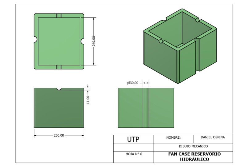 Dm-31614-Ospina-Erick - Fan Case Reservorio Hidrahulico | PDF